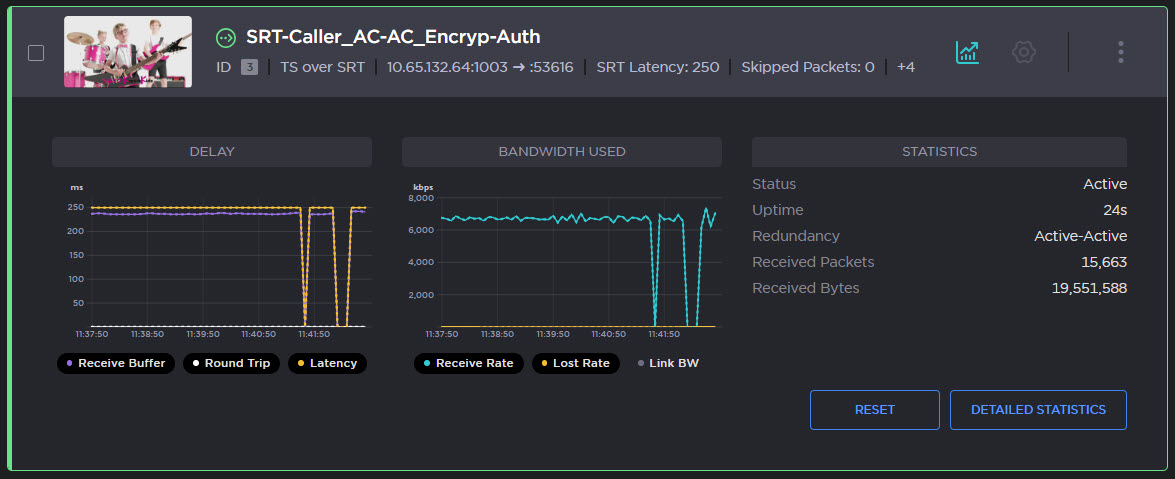 Configuring SRT Path Redundancy